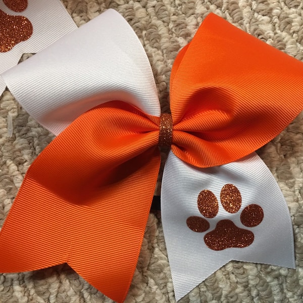 Monogram Cheer Bow - Etsy