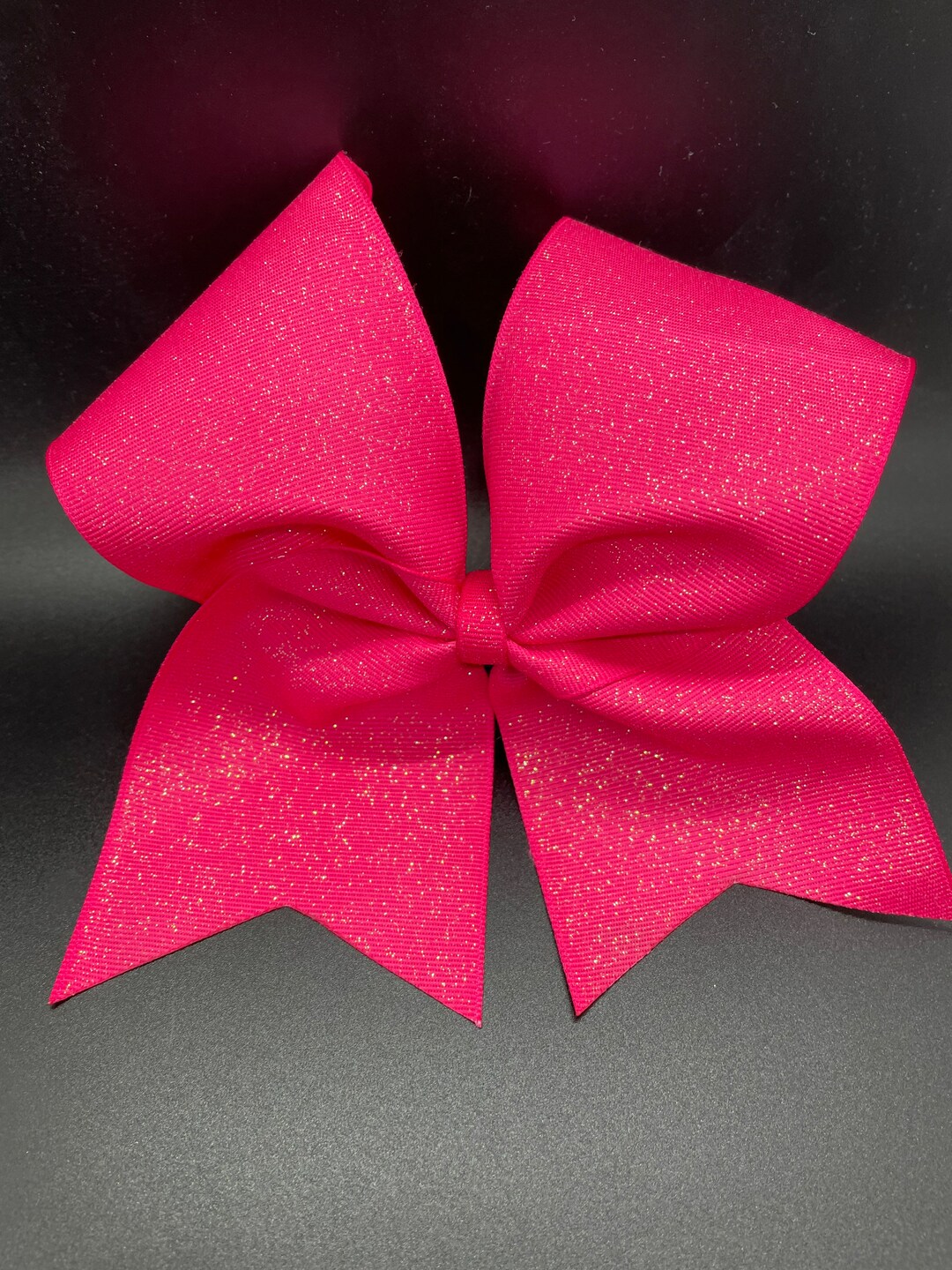 Pink Dazzle Glitter- Cheer Bow-pink Glitter Cheer Bow- Pink Glitter ...
