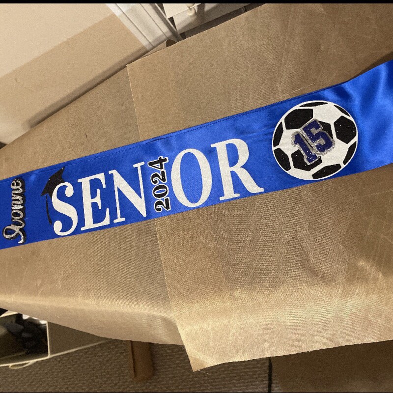 Royal Blue Sash - Etsy