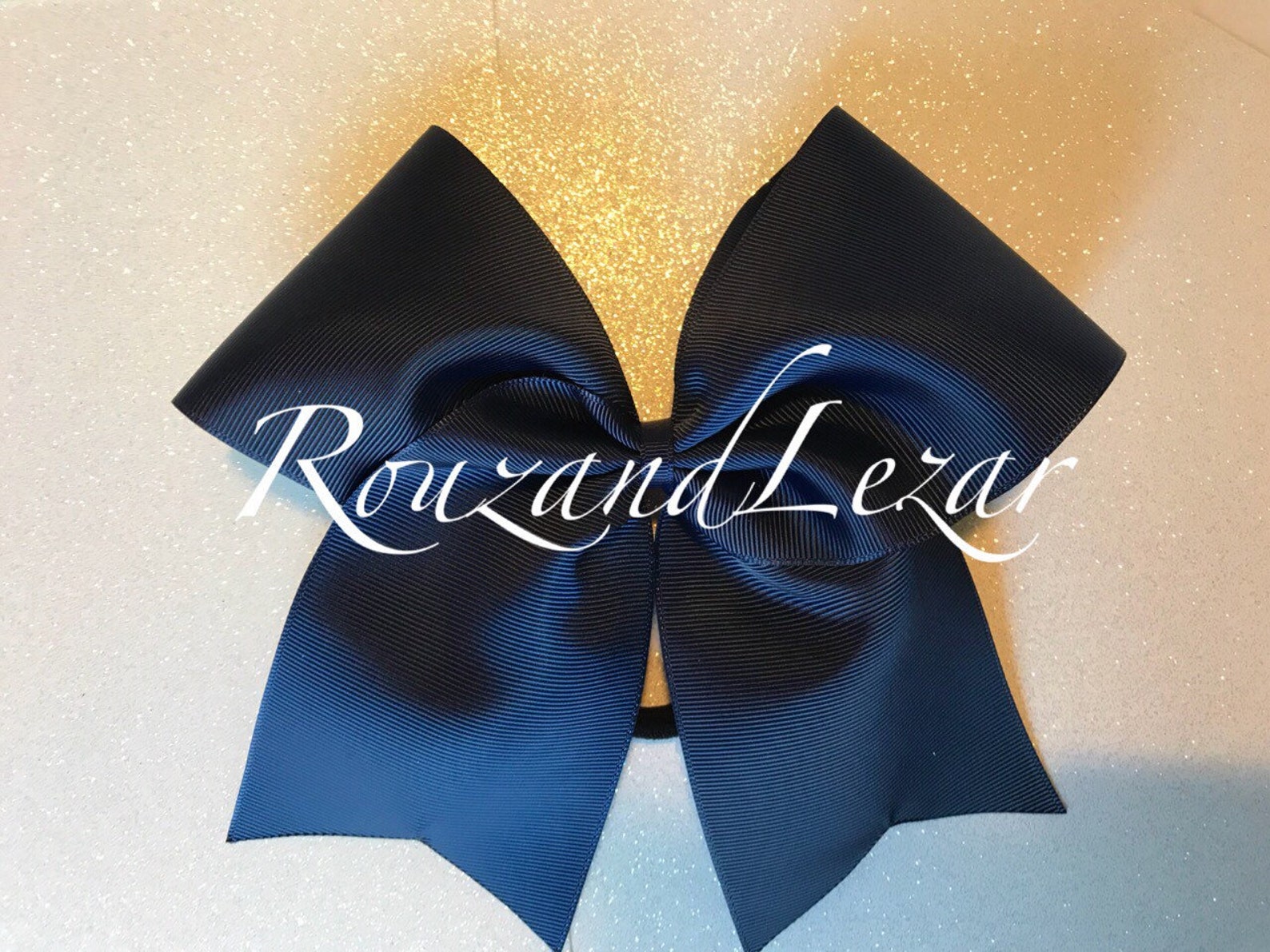 Classic Navy Blue Cheer Bow-simple Cheer Bow Softball Bows - Etsy