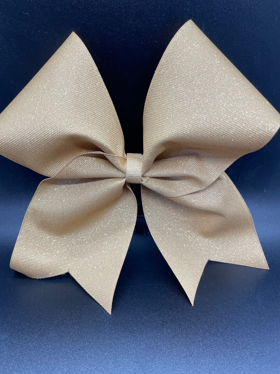 Gold Dazzle Glitter- Cheer Bow-gold Glitter Cheer Bow- Gold Glitter ...