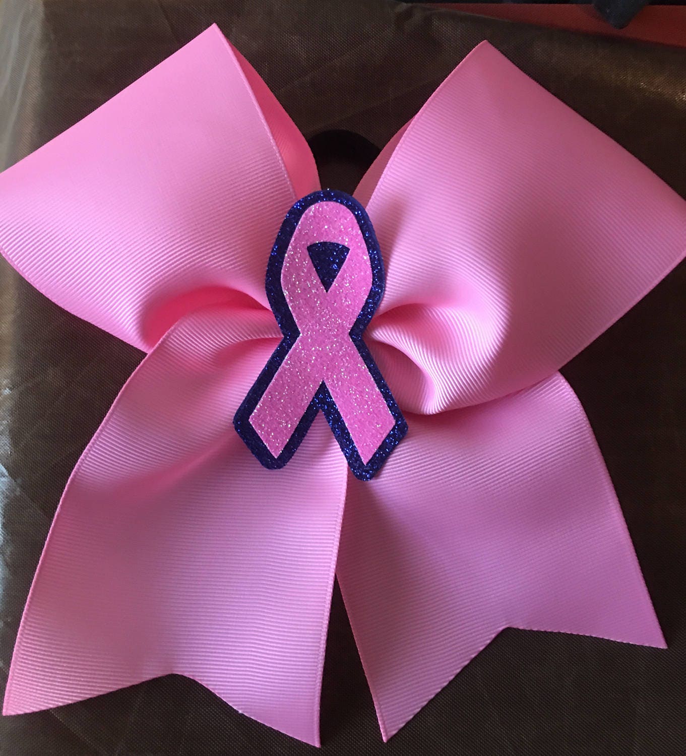 3D Breast Cancer awareness Cheer Bow pink Cheer Bow Pink | Etsy