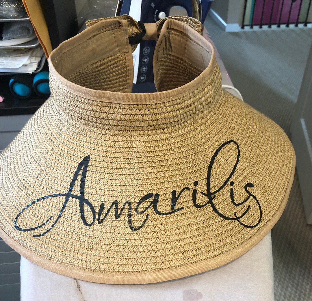 Personalized Sun Hat-bride Beach Hat- Bachelorette Party Hat- Honeymoon ...