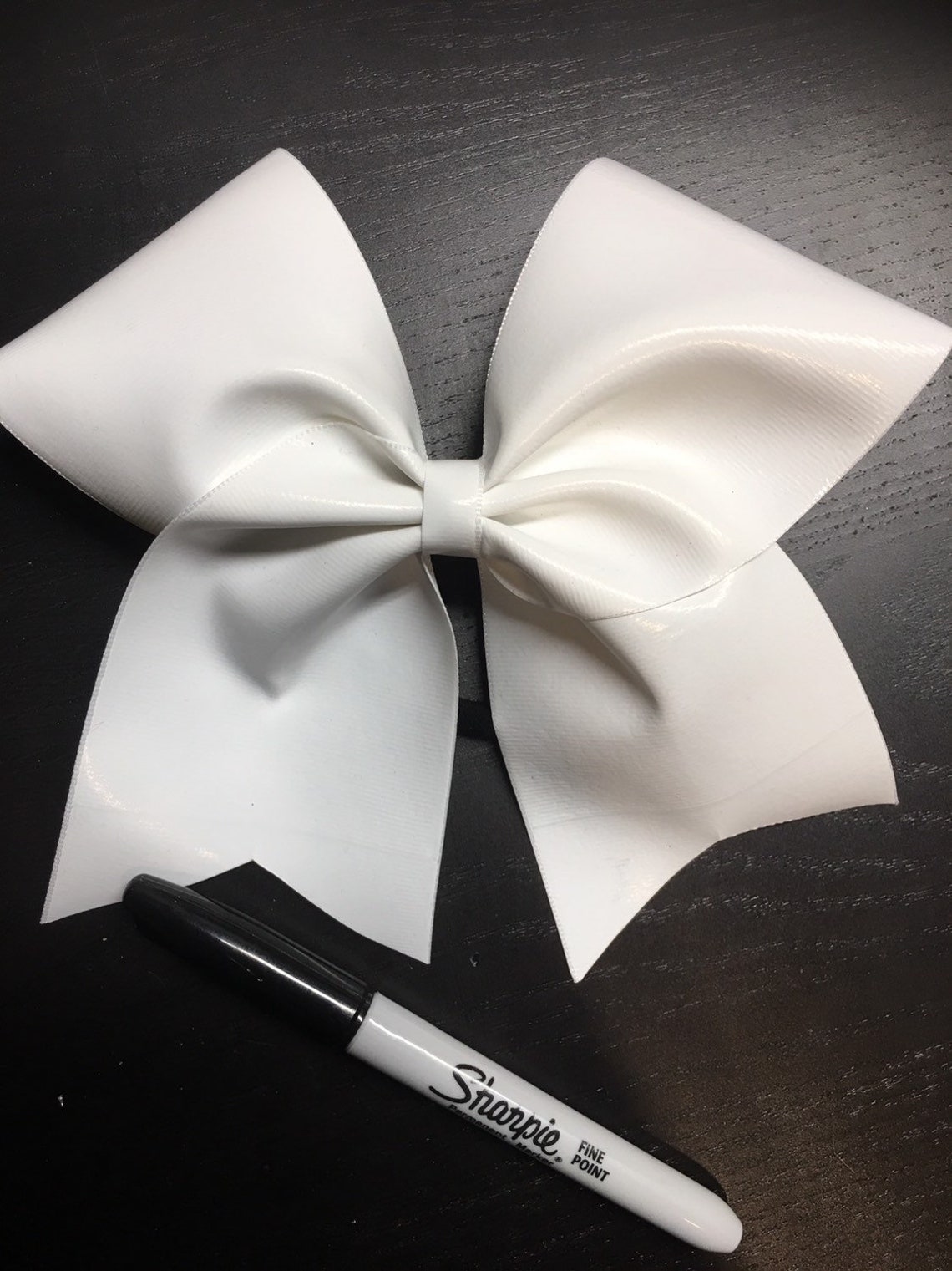 Autograph White Cheer Bow MARKER INCLUDED white Bow White - Etsy