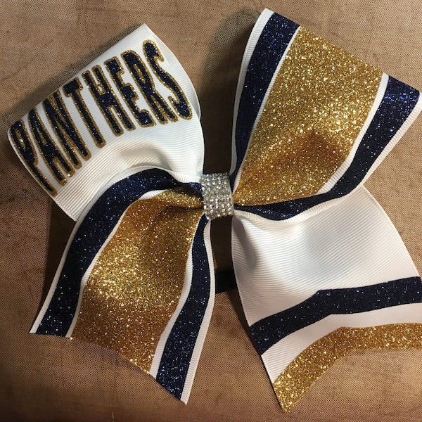 Gold Cheer Bow - Etsy