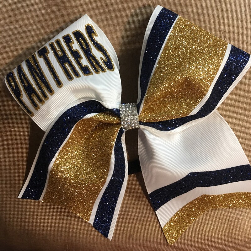 Gold Cheer Bow - Etsy
