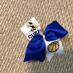 Monogram Glitter Basketball Cheer Bow -cheer Bow- Monogram Cheer Bow ...