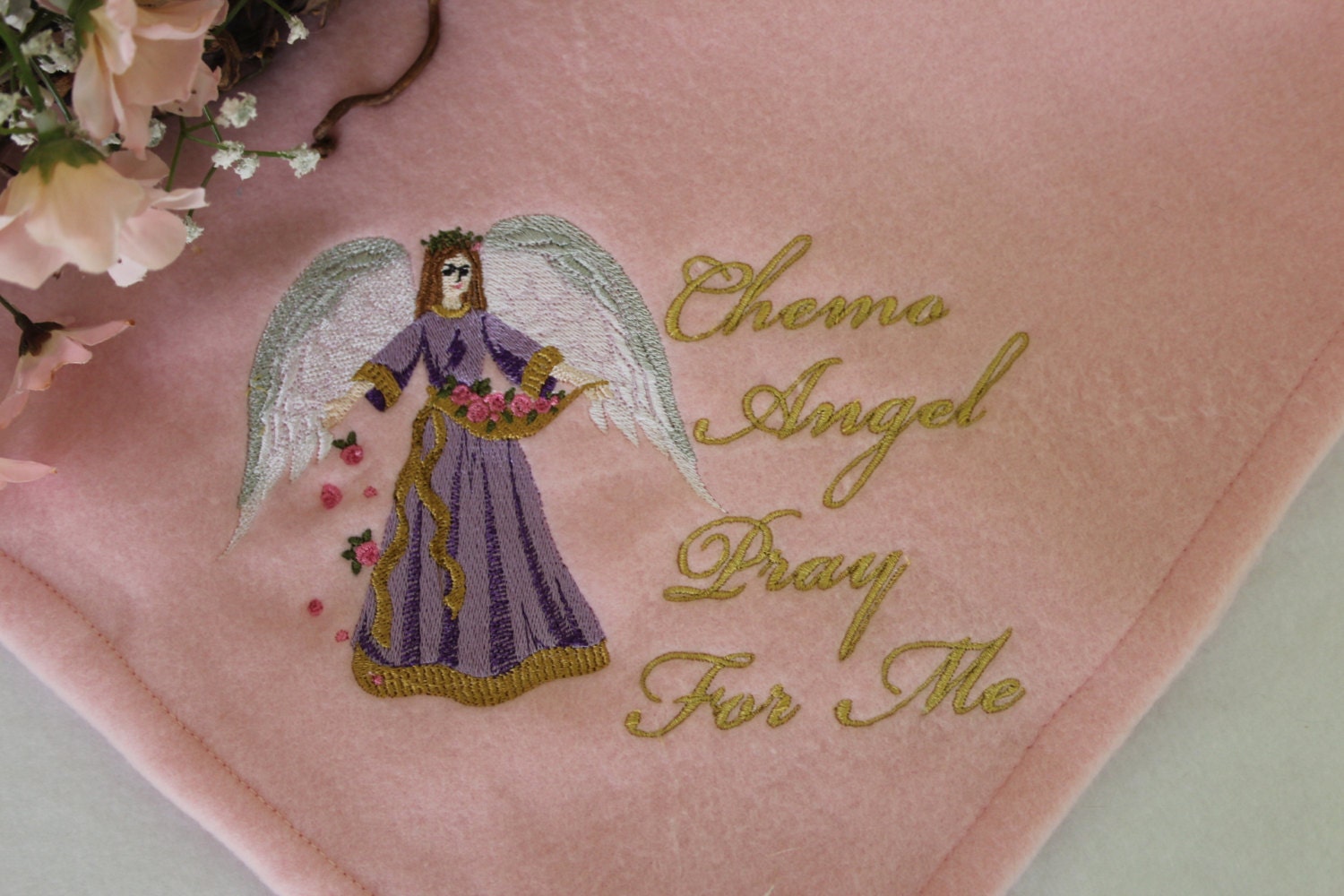 Chemo Angel Pray for Me Comfort Blanket/throw - Etsy