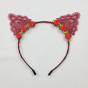Kitten Cat Ears Bdsm Cosplay Petplay Fetish Halloween Lolita - Etsy