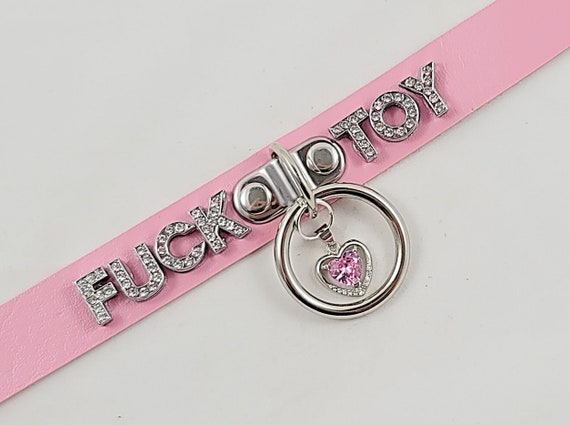 Fuck Toy Rhinestone Mature Bdsm Collar Fetish Kinky Ddlg Adult Etsy