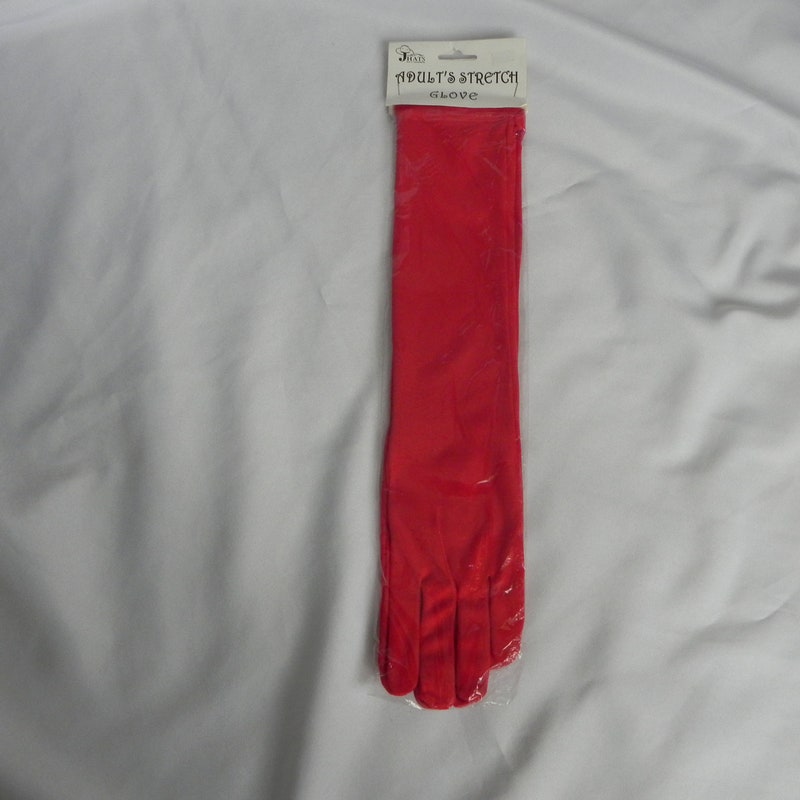 Long Red Glove - Etsy