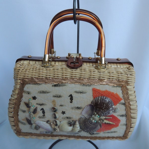 Wicker Handbag - Etsy