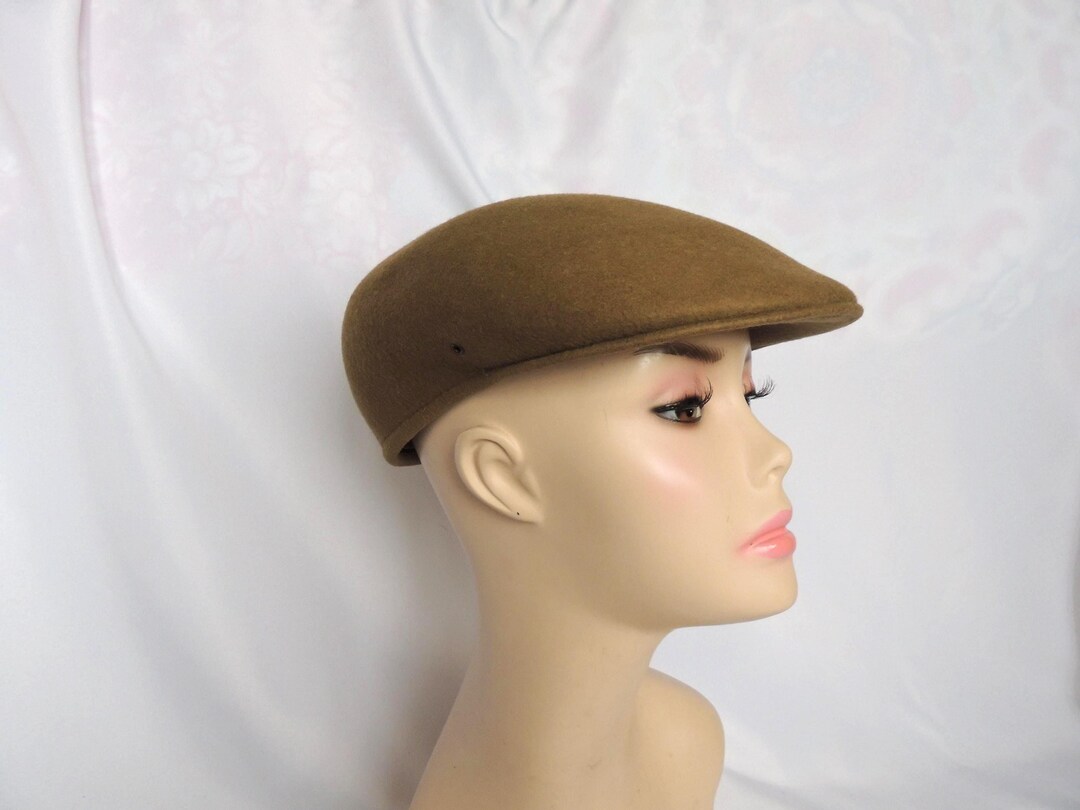 Men's Brown Wool Felt English Newsboy Cap, Cuffley Cap, Size 7 1/4 - Etsy