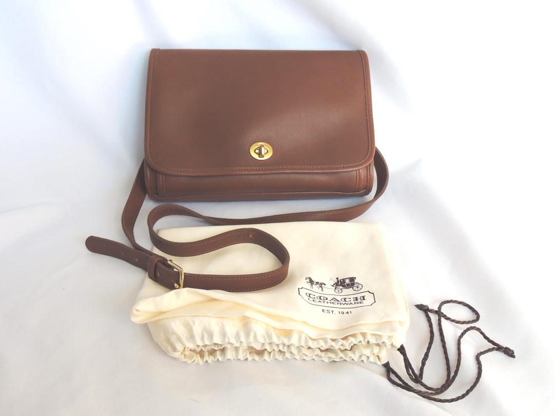Vintage Brown Coach Ridgefield Shoulder Bag Crossbody Bag Purse ...