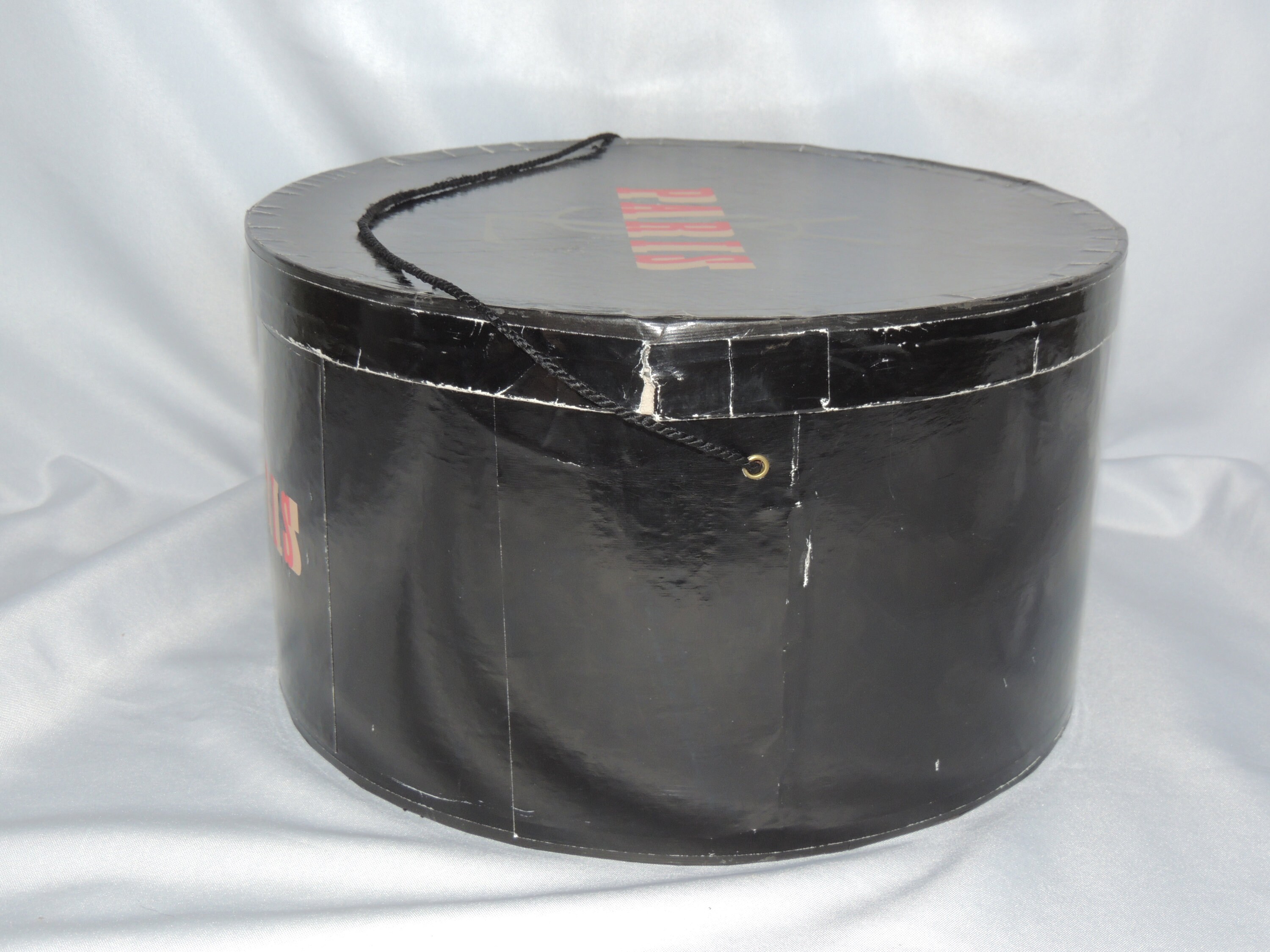 Rare!!! Vintage Yves St. Laurent YSL Large Black Designer Hat Box With ...