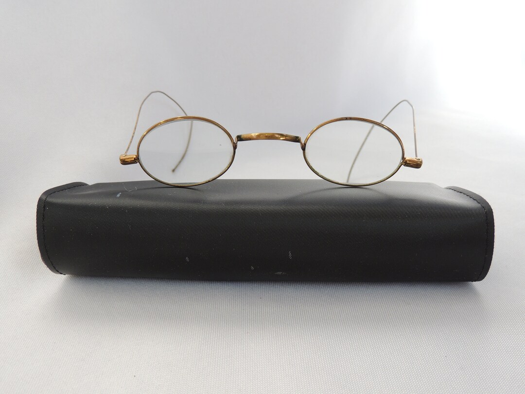 Antique Round Gold Spectacles Eye Glasses Eyewear Prescription Eye ...