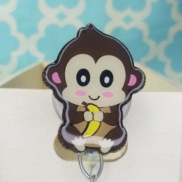Monkey Badge Reel - Etsy