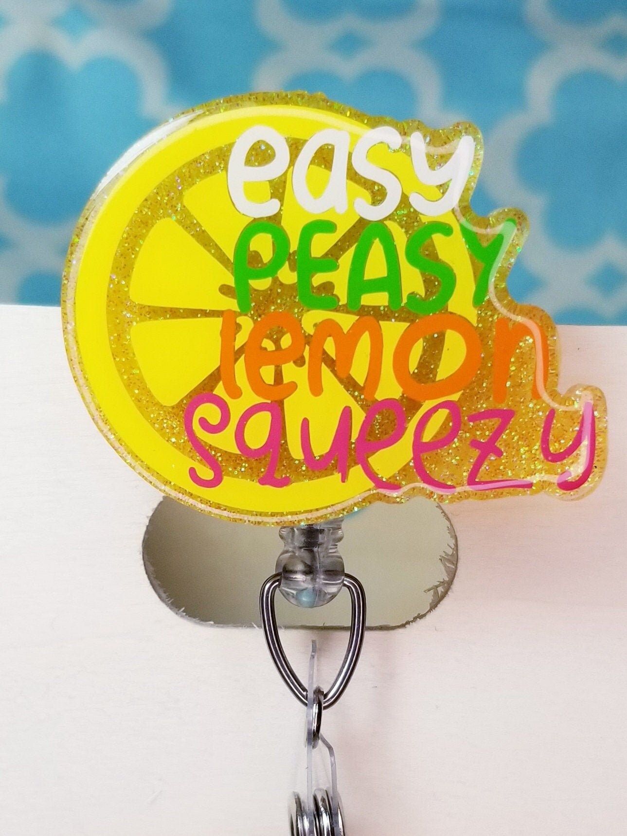 Easy Peasy Lemon Squeezy Badge Reel - Etsy