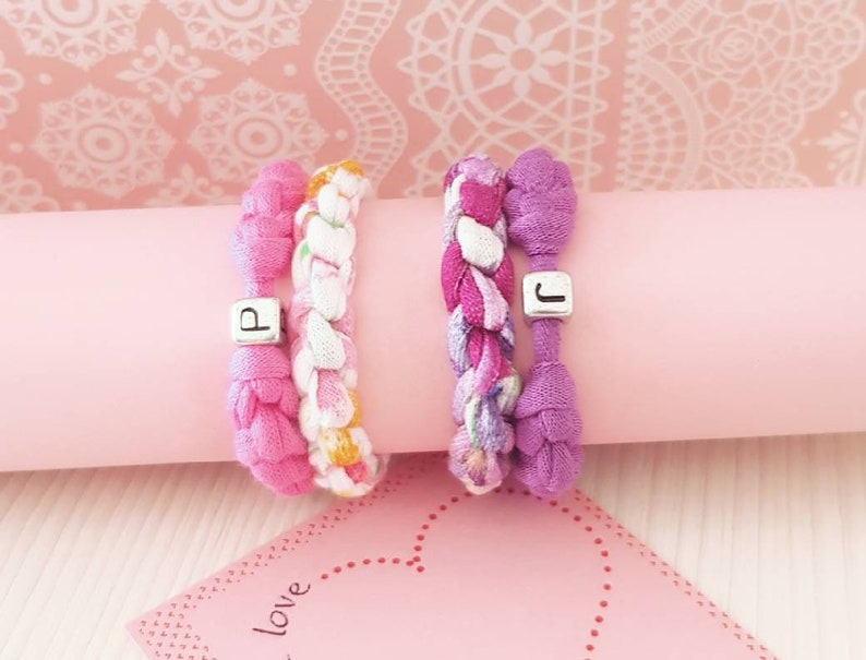 Twin Girls ID Bracelets Cotton Bracelets for Babies Tell Apart | Etsy