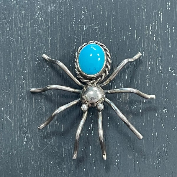 Turquoise Spider - Etsy