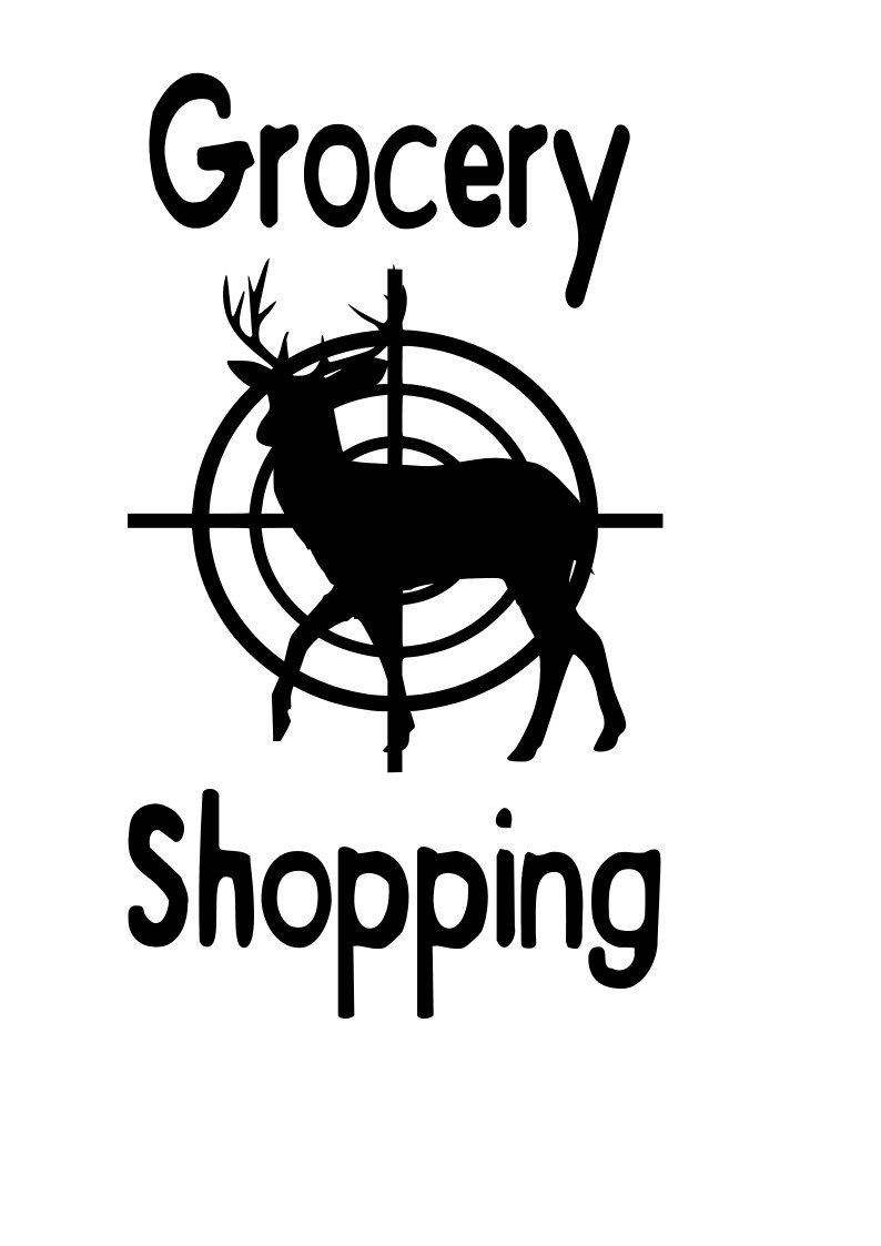 Grocery Shopping SVG - Etsy