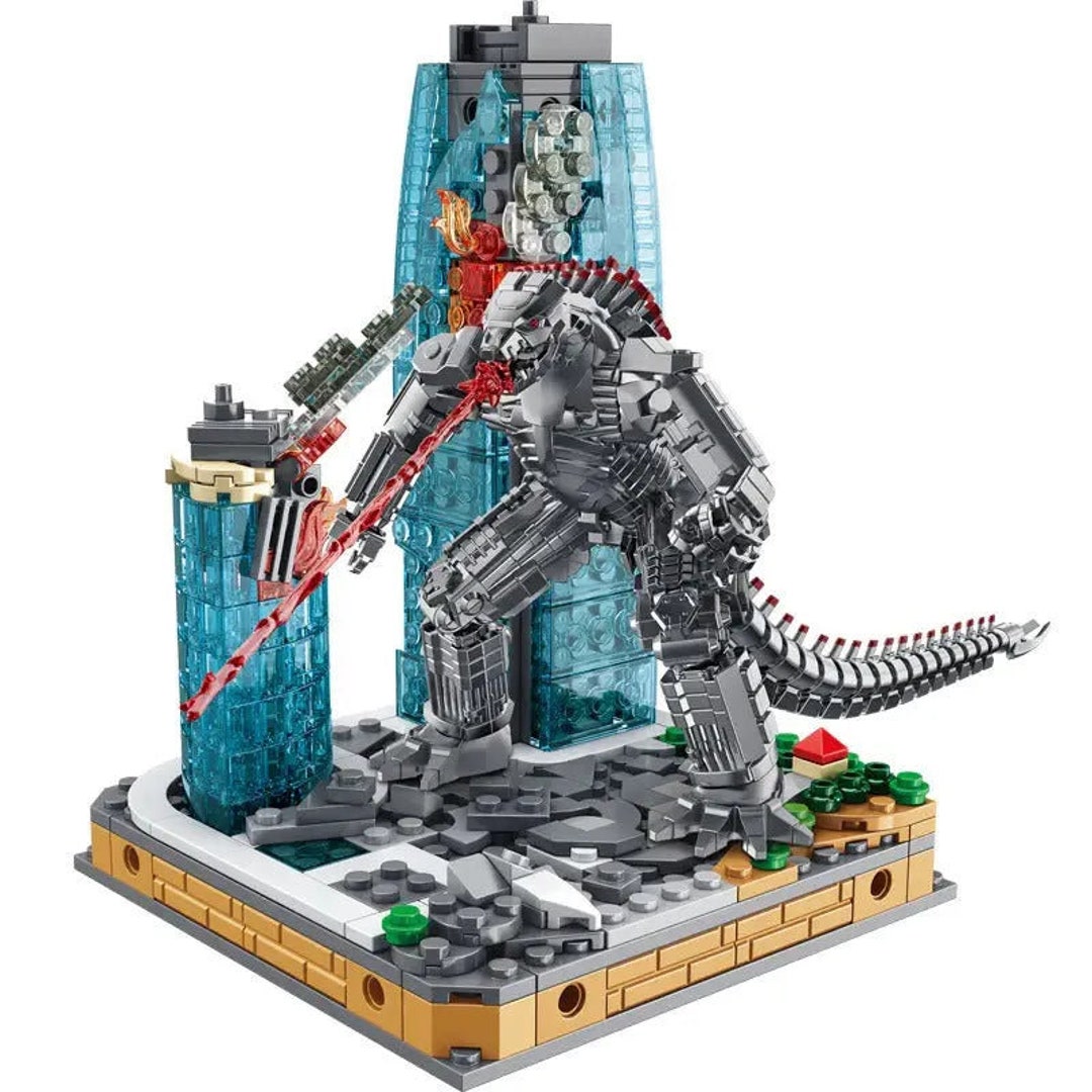 Monster Mecha Godzilla in Battle City Bricks Toys Building - Etsy