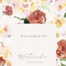 Watercolor Floral Digital Background Floral Digital Paper Website ...