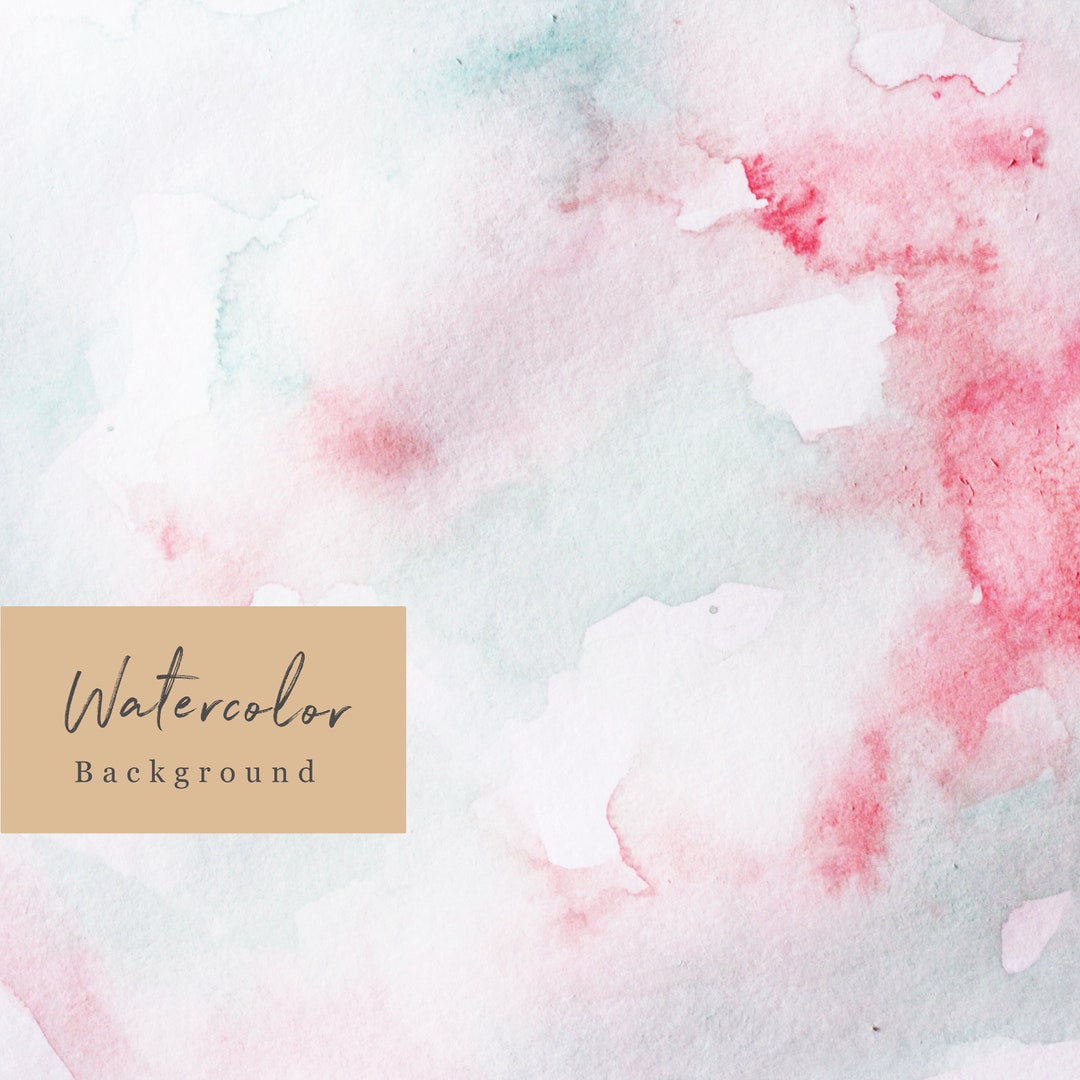 Watercolor Digital Background Red Digital Paper Watercolor Clipart ...