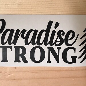 Paradise California Decal FREE SHIPPING Camp Fire Decal | Etsy