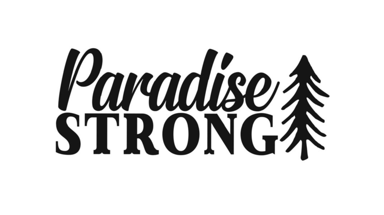 Paradise California Decal FREE SHIPPING Camp Fire Decal | Etsy