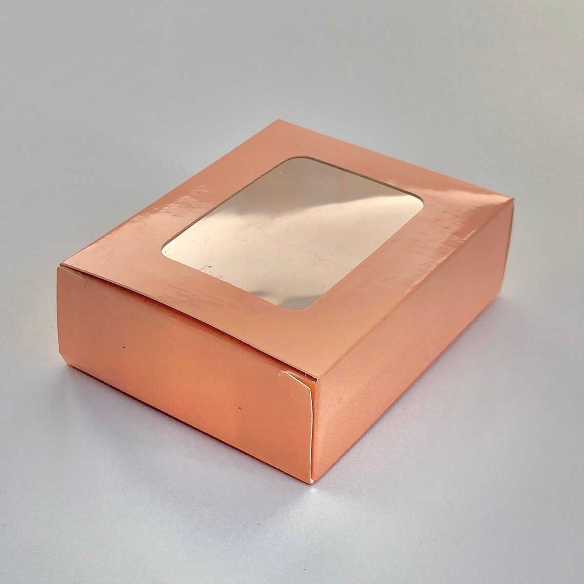 25 Coral Boxes With Window for Soap Bars and Packaging - Etsy