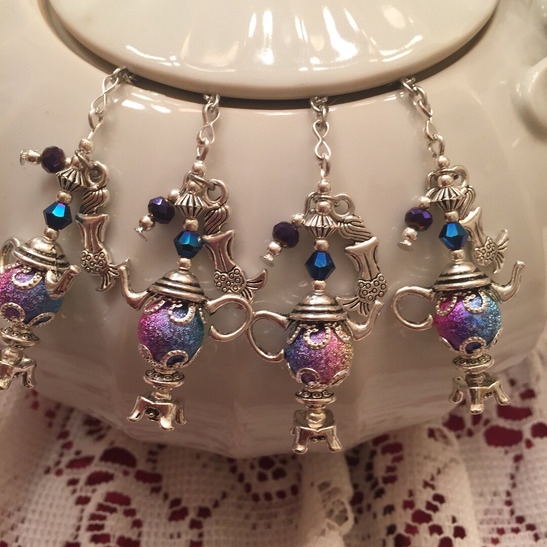 MERMAID. Sparkly, Iridescent Teapot Tea Bag Clip or Infuser W/mermaid ...