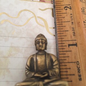Mini Brass Pocket/travel Buddha. 1" X 3/4" Thoughtful Unisex Gift in ...