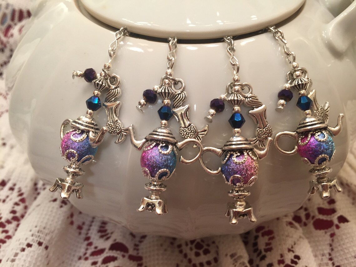 MERMAID. Sparkly Iridescent Teapot Tea Bag Clip or Infuser - Etsy