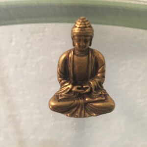 Mini Brass Pocket/travel Buddha. 1" X 3/4" Thoughtful Unisex Gift in ...