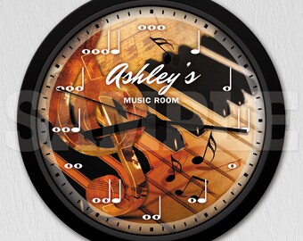 Notes Wall Clock | Etsy