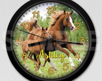 Horse Wall Clock | Etsy