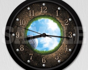Golf Wall Clock | Etsy