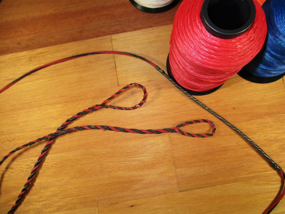 Red Flemish Twist Bow String. Custom Made B55 Traditional - Etsy Red Flemish Twist Bow String. Custom Made B55 Traditional - Etsy