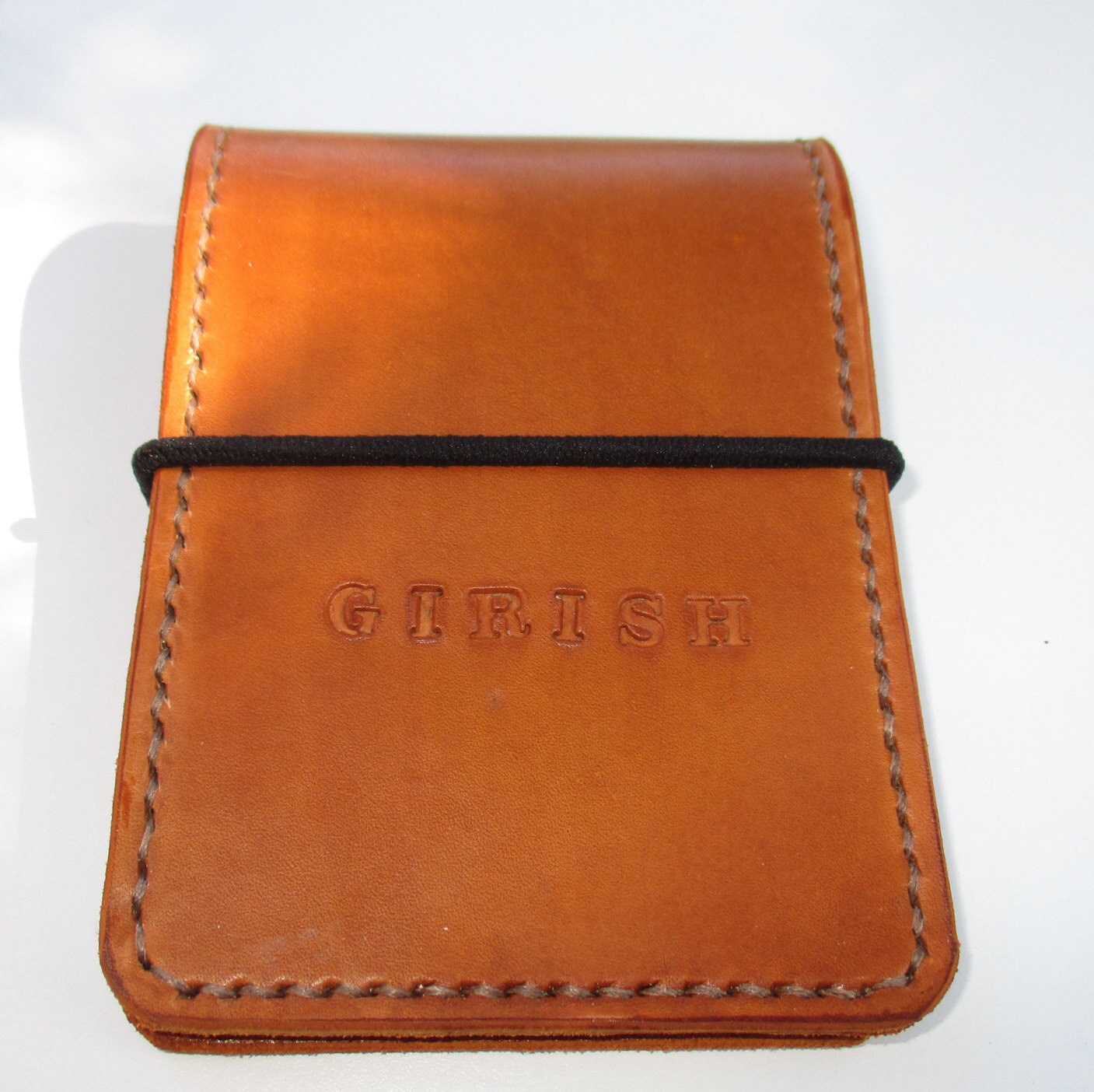 Personalised Leather Note Book Cover Notepad Notebook. Pocket - Etsy Sweden