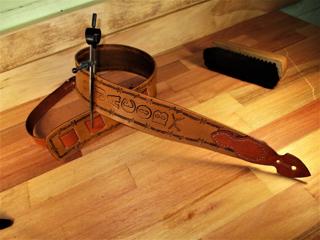 Guitar Strap Barb Wire Pattern Border Personalized, Custom, Name, Full ...