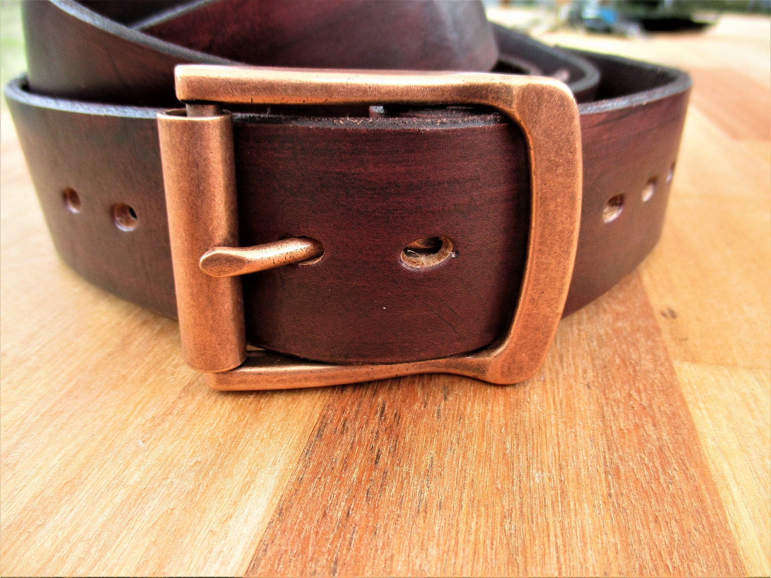 Leather Belt Custom Handmade 22" to Extra Long 66" Gift Vegetable ...