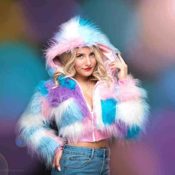 Fur Crop Top - Etsy
