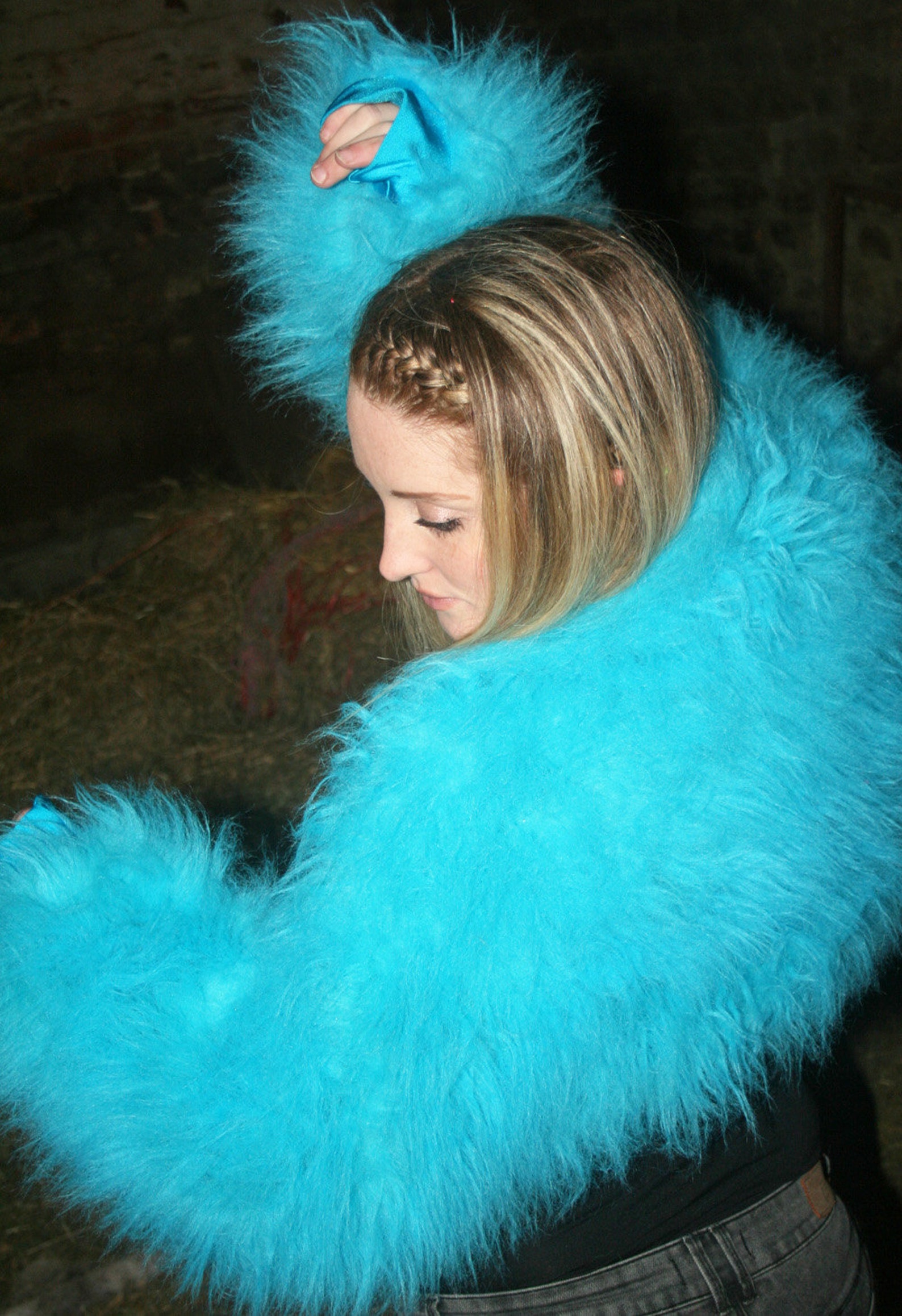 Fluffy Furry Shrug Cute Top Neon Plain Faux Fur Lots of - Etsy