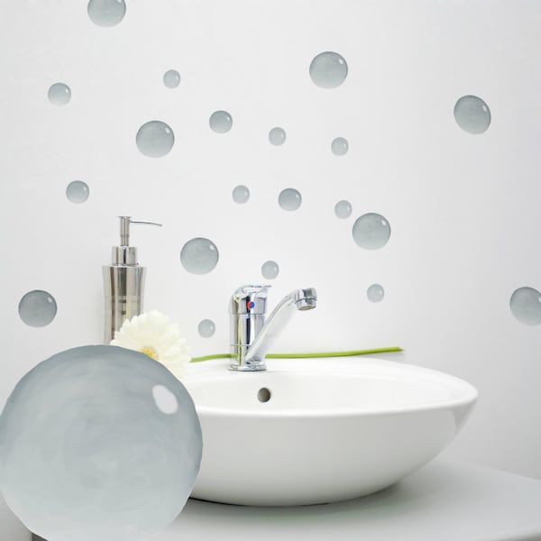 Bubbles Decal - Etsy