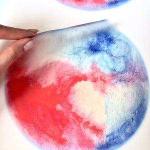 Wall Decal Pluto Planet - Contemporary Wall Décor, Watercolour ...