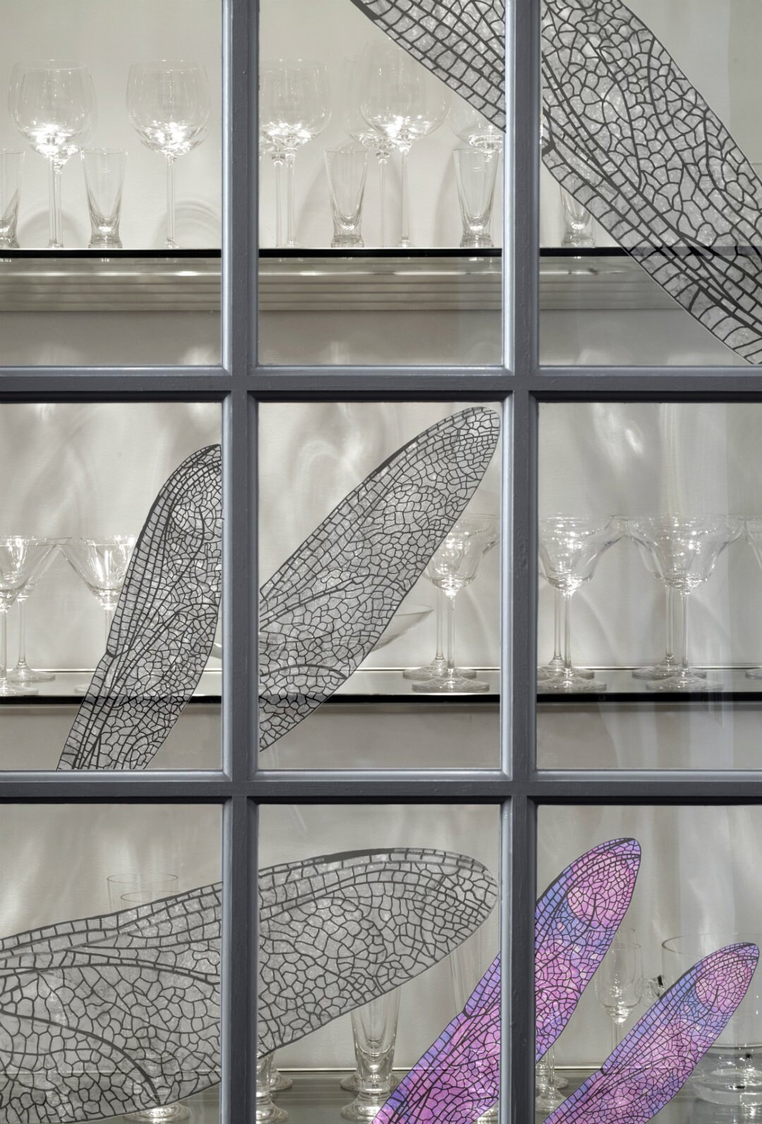 Window Clings Dragonfly Wings 2-set, Transparent Reusable Window Clings ...