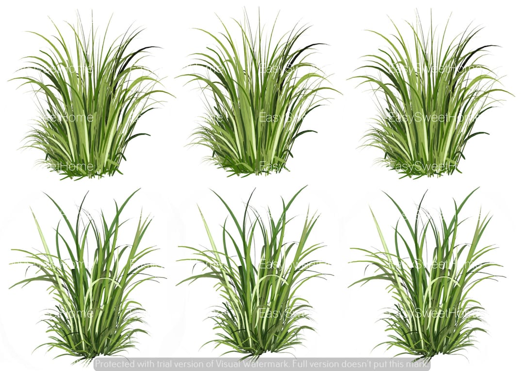 Basic Grass Decals, Sectioned Grass Decals, Realistic Grass Wall Art ...