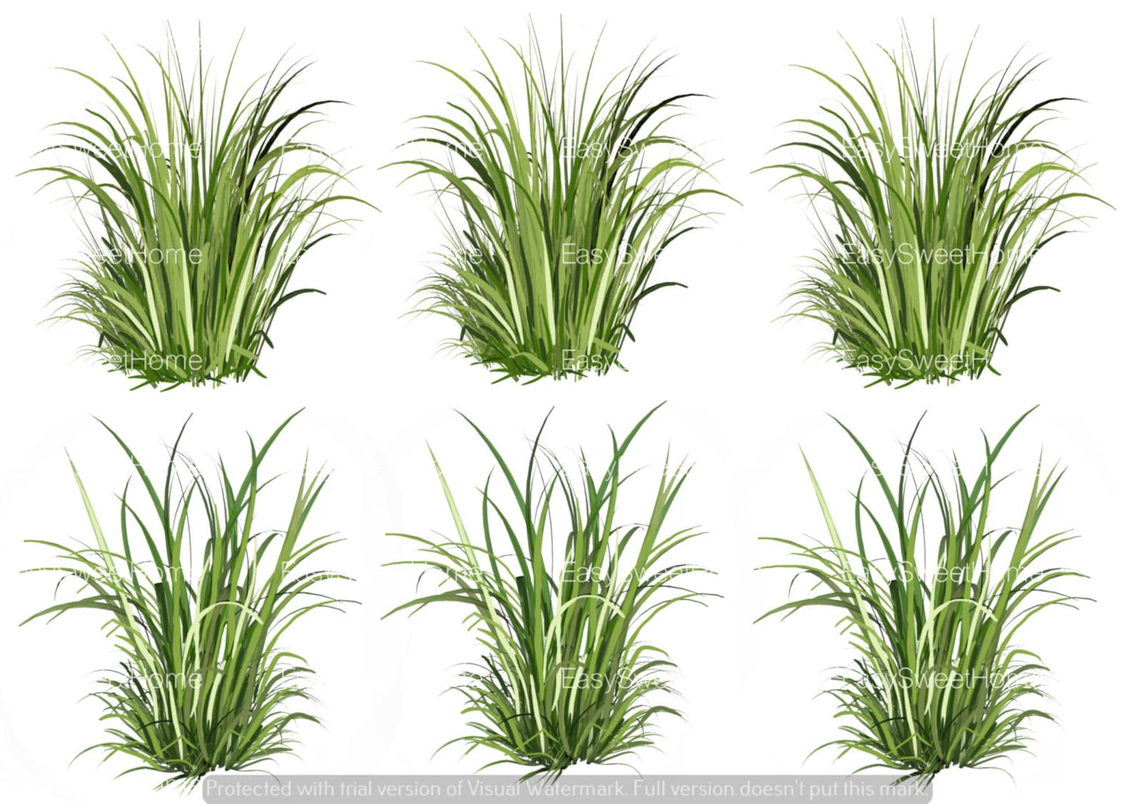 Basic Grass Decals, Sectioned Grass Decals, Realistic Grass Wall Art ...