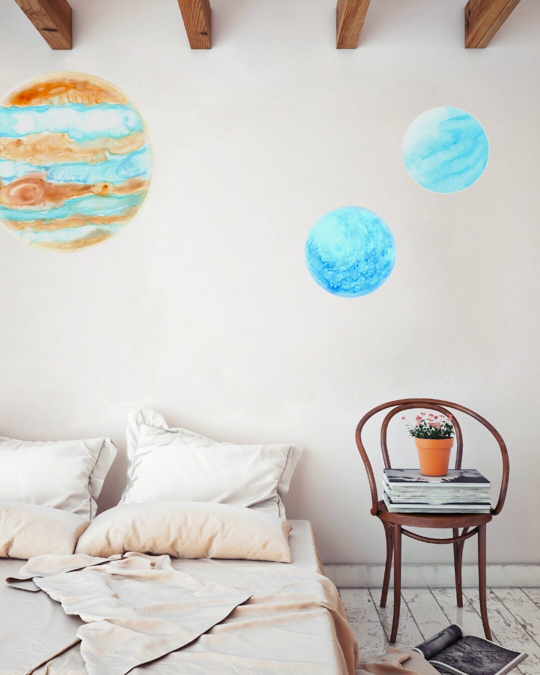 Wall Decal Jupiter Celestial Collection Contemporary Wall - Etsy